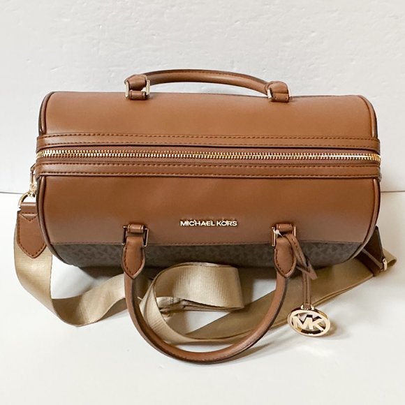 Michael Kors | Bags | Michael Kors Jet Set Travel Medium Duffle Satchel ...
